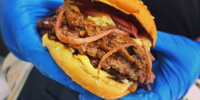 Who's competing in today's National Burger Awards?